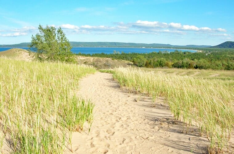 Esch Road Beach at Sleeping Bear Dunes National Lakeshore