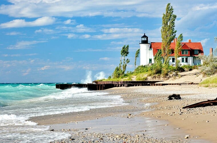 Point Betsie Lighthouse Beach