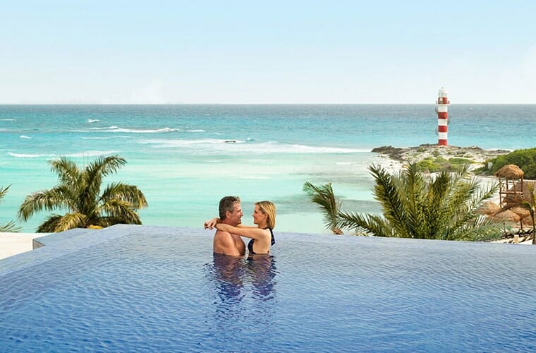 Infinity Pool At Hyatt Ziva Cancun