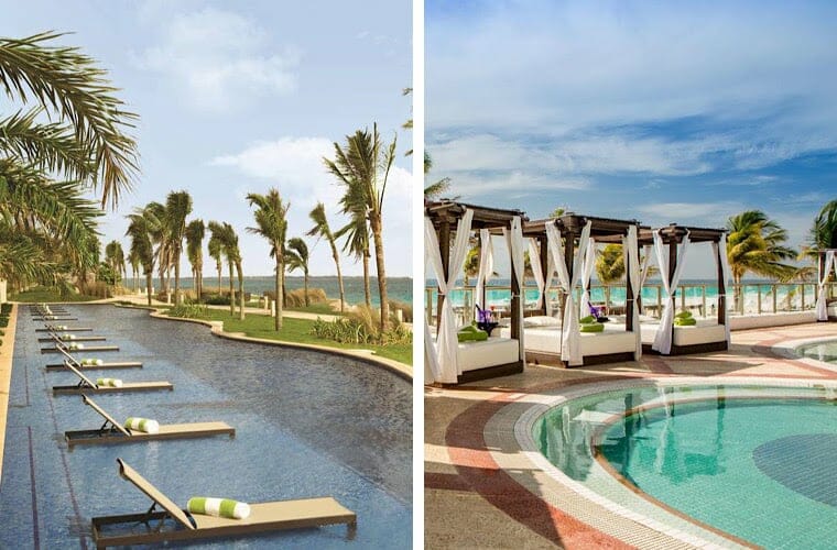 Comparing pools: Hyatt Ziva and Hyatt Zilara