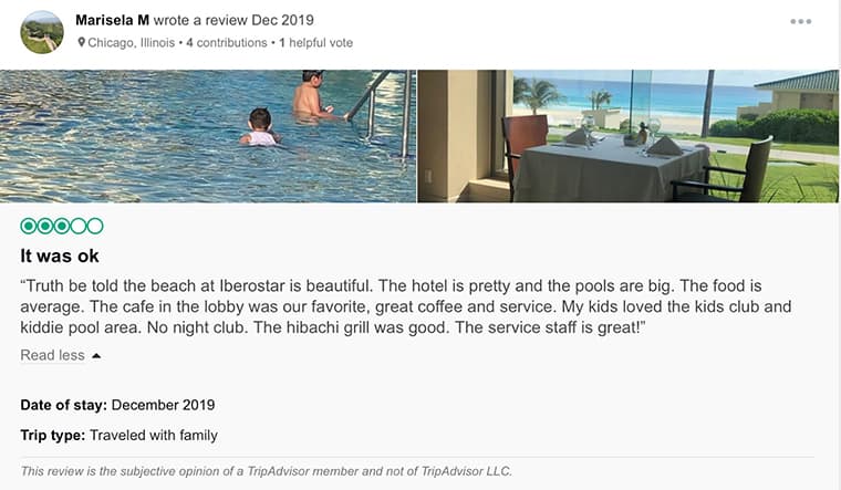 Iberostar Selection Cancun Customer Review 3
