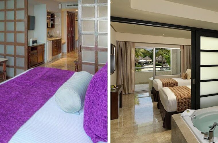 Comparing rooms: Paradisus Cancun and Paradisus Esmeralda