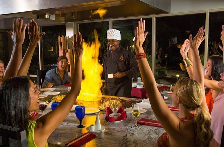 Kimonos Restaurant At Beaches Turks And Caicos