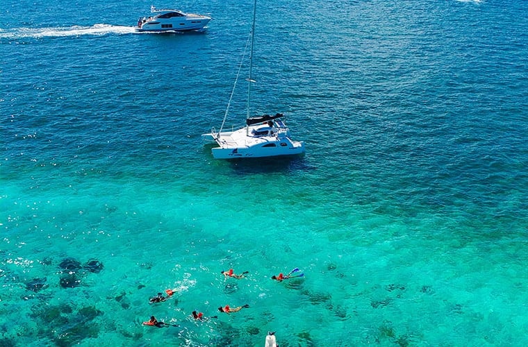 Private Isla Mujeres Catamaran Tour &mdash; Nal Gone Boat &mdash; For Up To 13 People