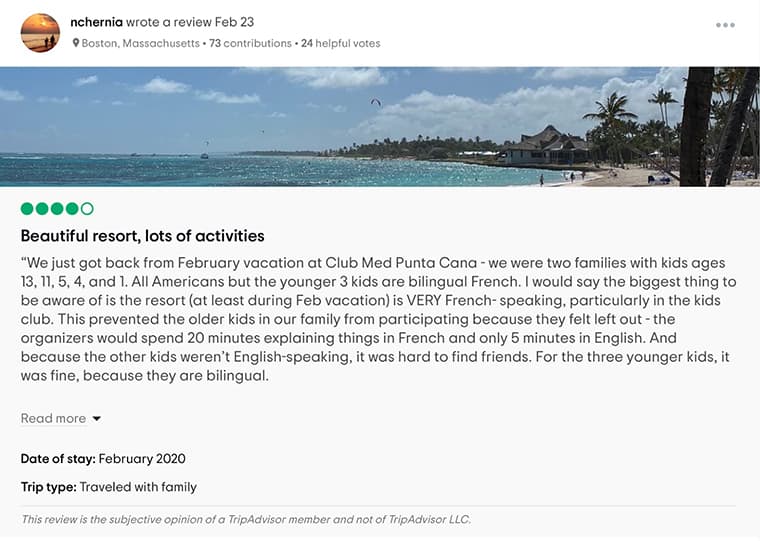 Club Med Punta Cana Review 2