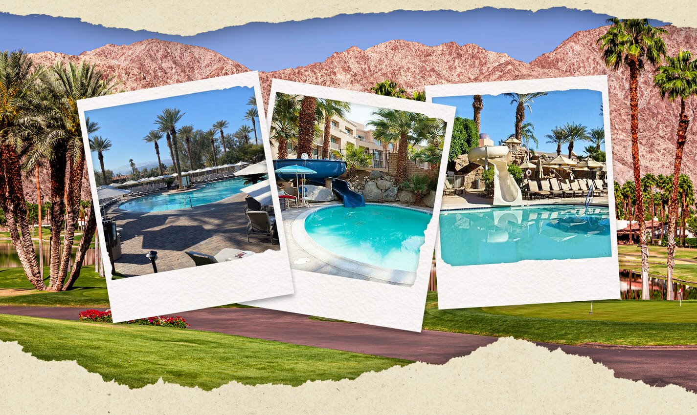 palm springs hotels with water slides travel photo