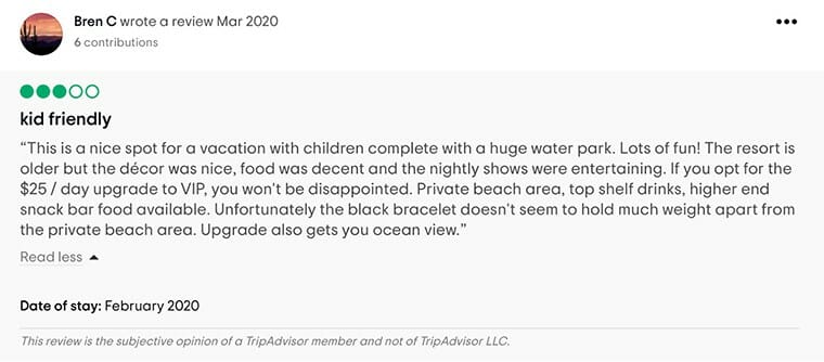 All Ritmo Cancun Resort & Waterpark Customer Review 1