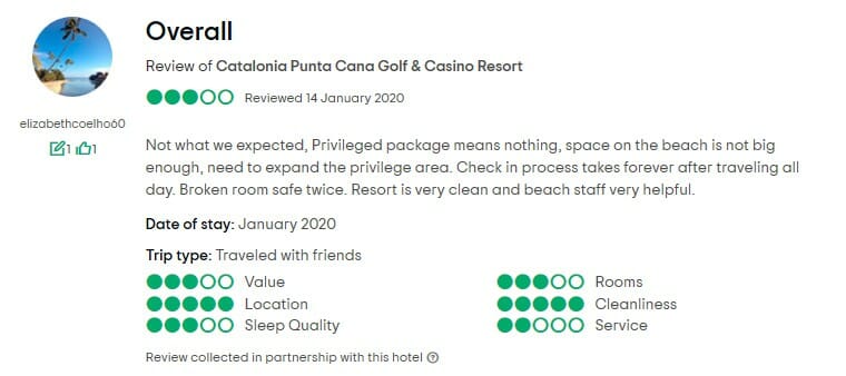 Catalonia Punta Cana Customer Review 3