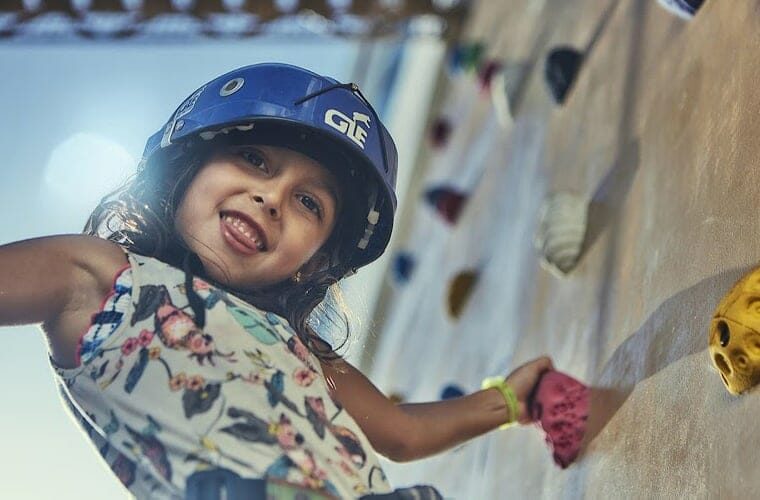 Climbing Wall At Seadust Cancun Family Resort