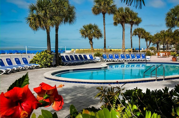 Swimming Pool At Tradewinds Grand Island Resort