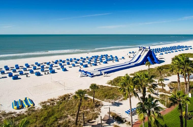 Water Slide At Tradewinds Grand Island Resort