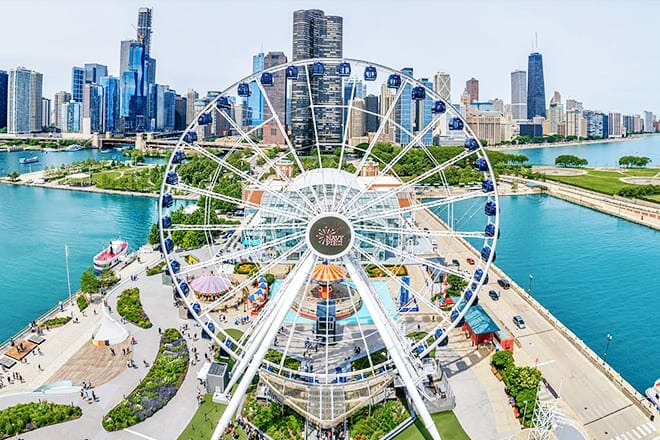 Centennial Wheel At Navy Pier