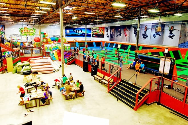 Elevated Sportz Indoor Trampoline Park
