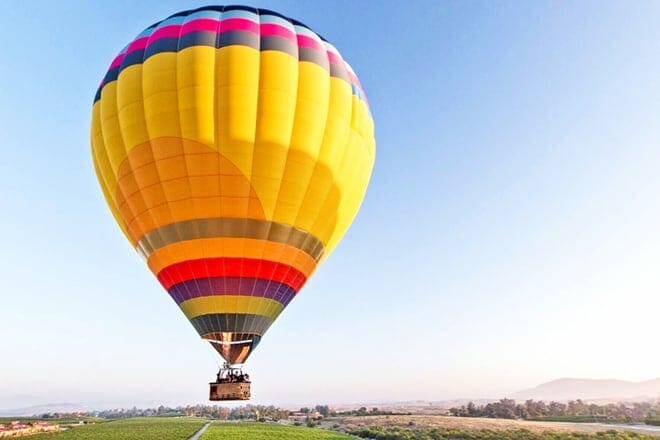 Sunrise Temecula Balloon Flight
