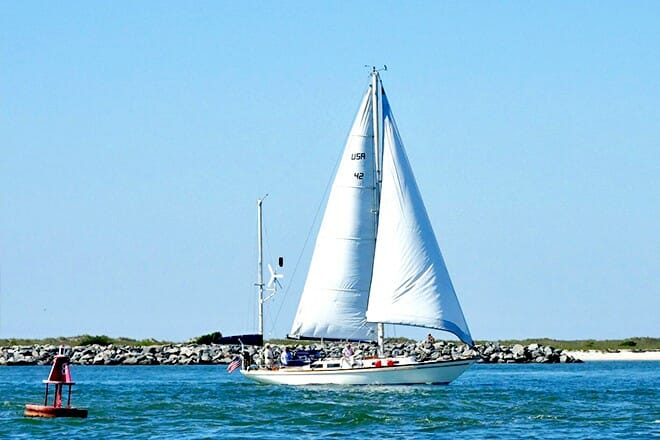 Sunset Sail at Wrightsville Beach