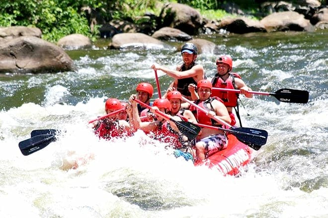 Upper Pigeon River Rafting Trip