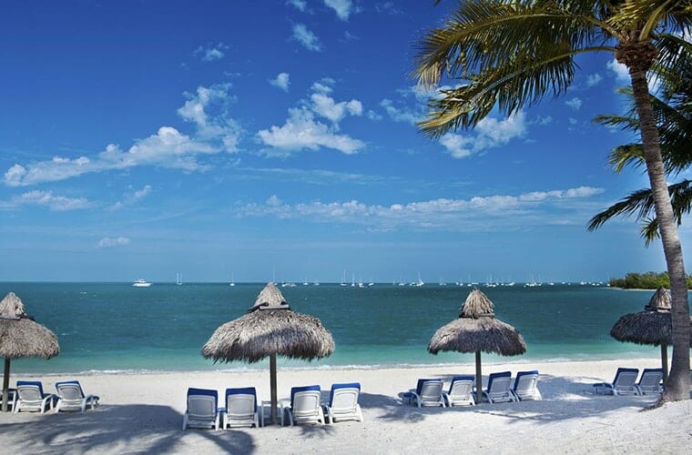Beach At Sunset Key Cottages