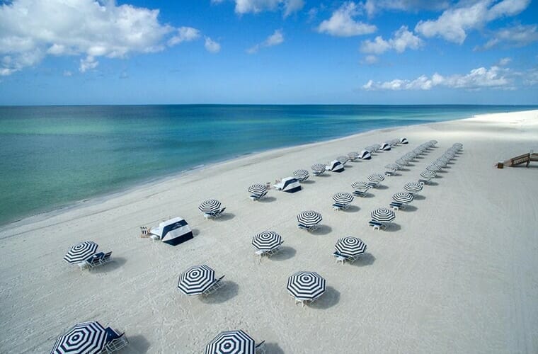 Beach At The Resort At Longboat Key Club
