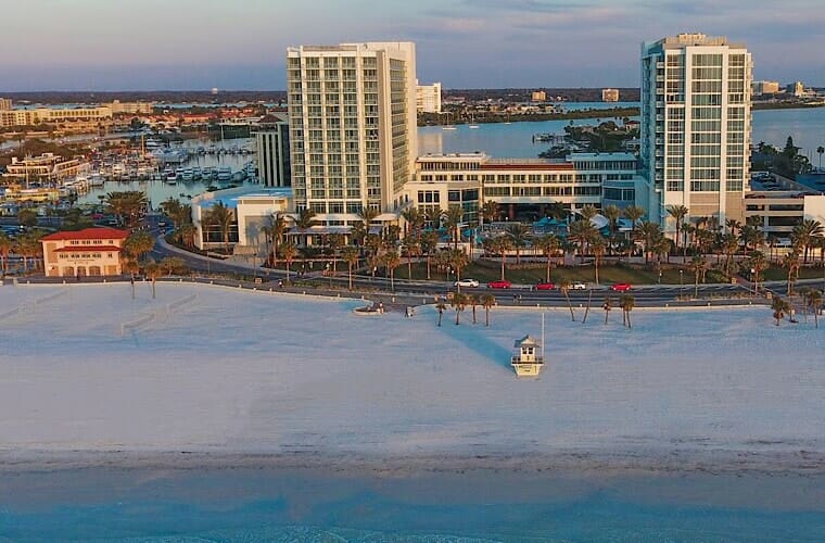 Beach At Wyndham Grand Clearwater Beach