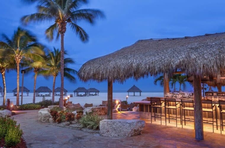 Beachfront Bar At Jw Marriott Marco Island