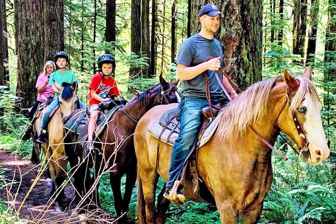 Horseback Tour at Silver Falls Ranch