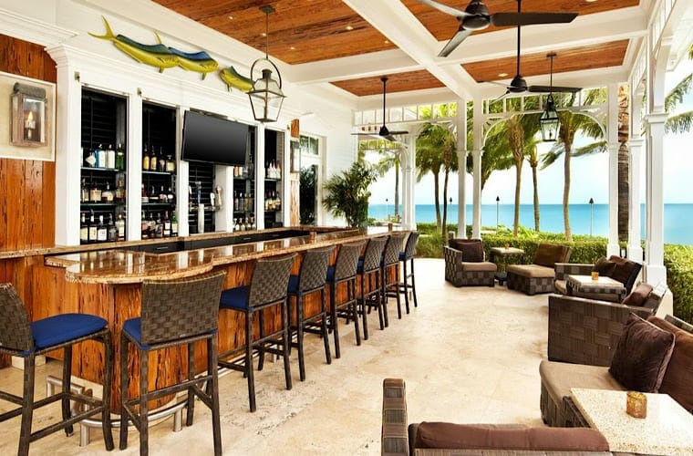Poolside Bar At Sunset Key Cottages