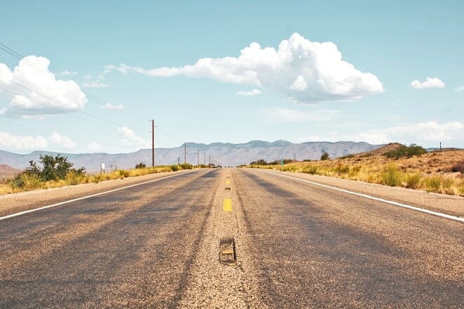 Route 66 Drive to Pops and the Round Barn