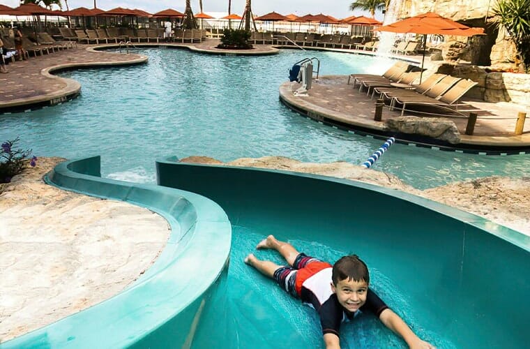 Waterslide At Jw Marriott Marco Island