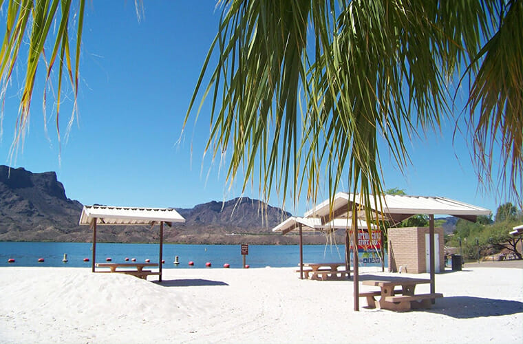 Cattail Cove State Park Beach