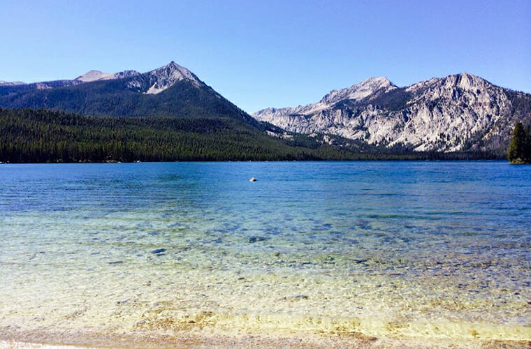 Pettit Lake Campground Beach &mdash; Ketchum