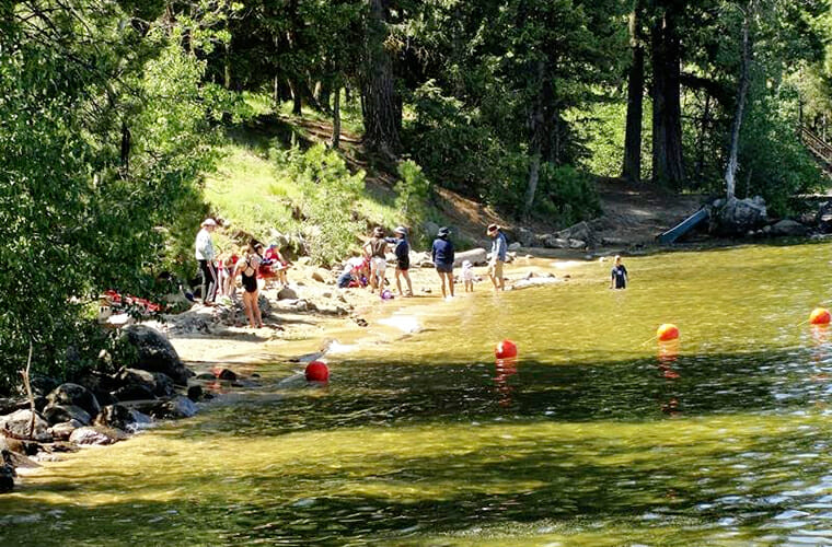 Ponderosa State Park Beach &mdash; Mccall