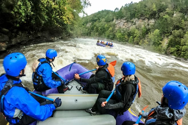 Adventures on the Gorge White Water Rafting &mdash; Lansing