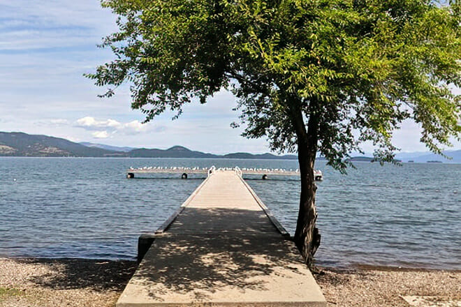 Boettcher Park Beach — Polson