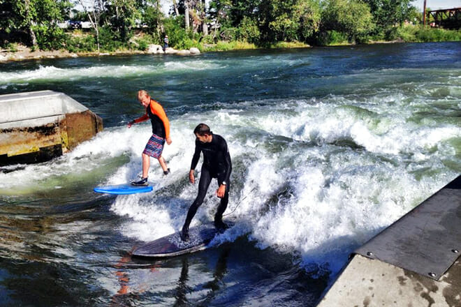 Boise Whitewater Park &mdash; Downtown