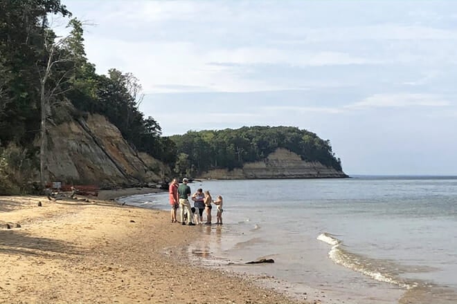 Calvert Cliffs State Park Beach &mdash; Lusby
