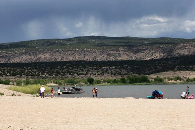 Cochiti Lake Beach &mdash; Pena Blanca