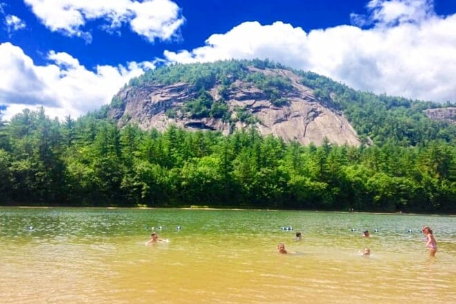 Echo Lake State Park Beach &mdash; North Conway