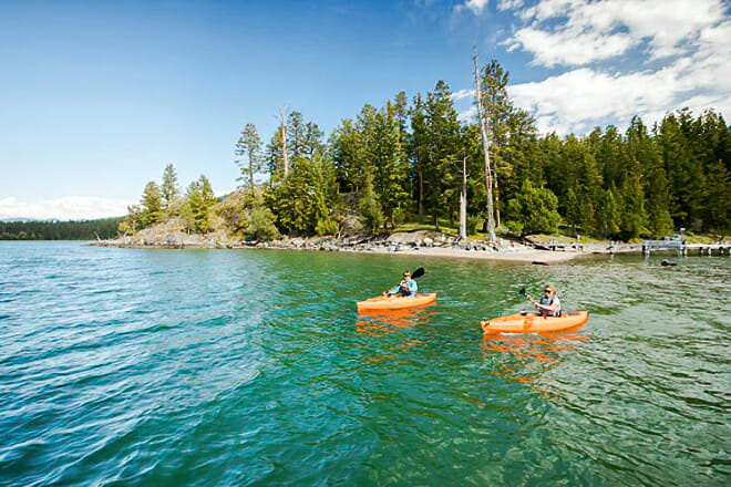 Flathead Lake State Park Beach — Bigfork