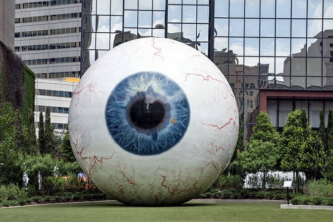 Giant Eyeball &mdash; Downtown