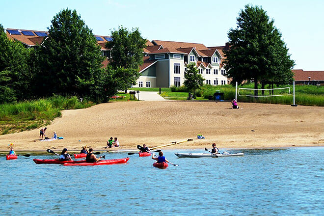 Honey Creek State Park Beach &mdash; Moravia