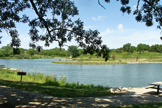 Iron Horse Trail Lake Beach &mdash; Pawnee