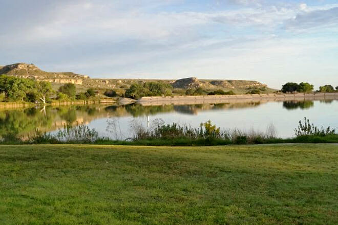Lake Scott State Park Beach &mdash; Scott City