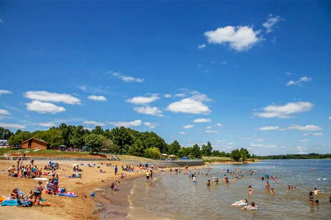 Long Branch State Park Beach &mdash; Macon