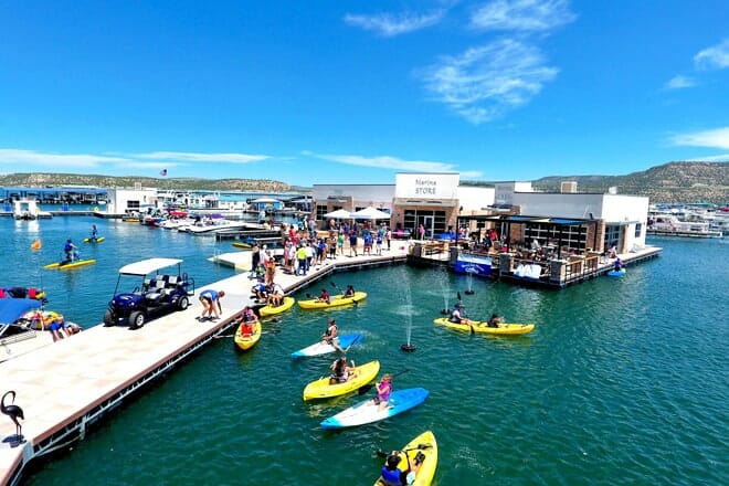 Navajo Lake State Park Beach &mdash; Navajo Dam