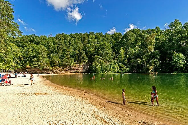 Pennyrile Forest State Resort Park Beach &mdash; Dawson Springs