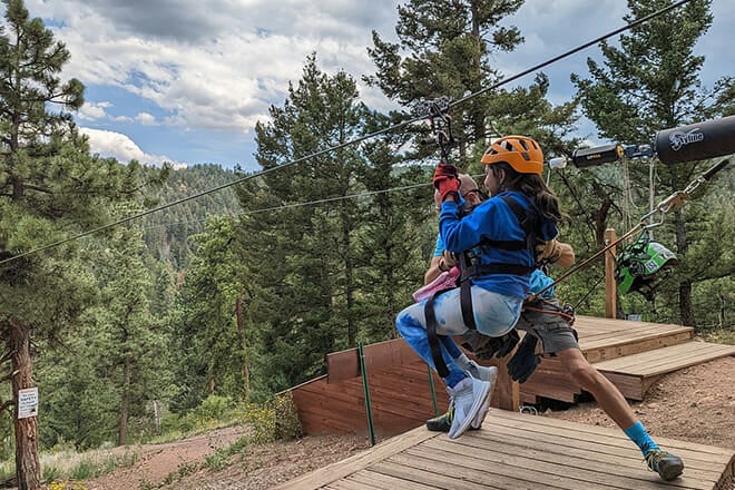 rocky mountain zipline adventure