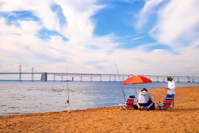 Sandy Point State Park Beach &mdash; Annapolis