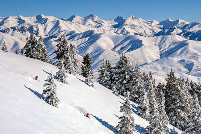 Skiing At Bald Mountain &mdash; Sun Valley