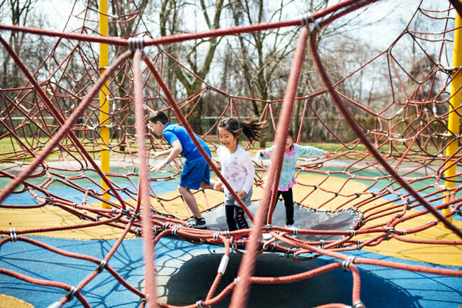 Smith Memorial Playground Playhouse &mdash; Brewerytown