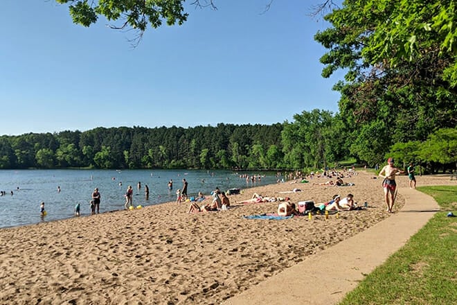 Square Lake Park Beach &mdash; Stillwater